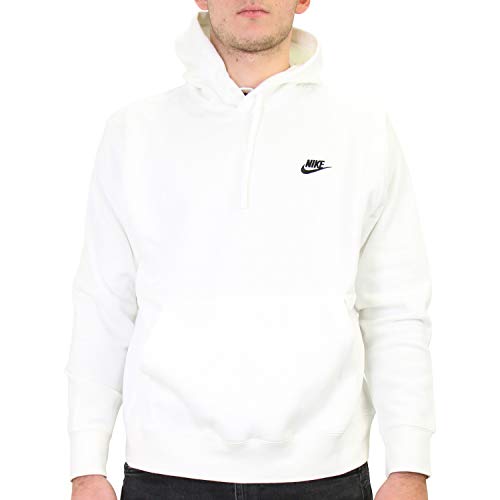 Nike Pull Over Hoodie, White/White/Black, 3X-Large