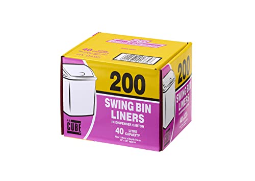 LE CUBE SWING BIN LINERS PK200