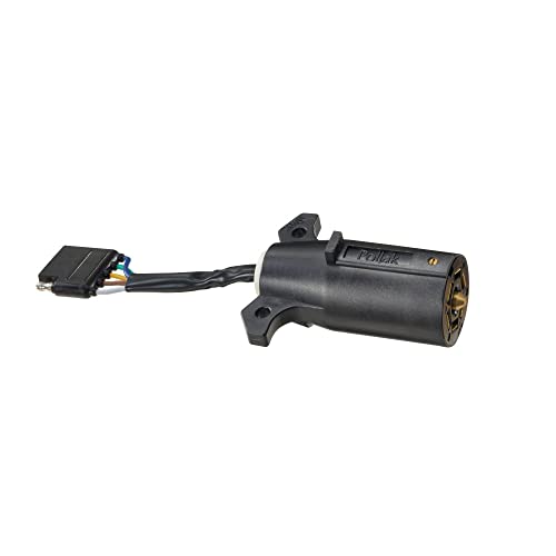 RV Designer, P718, 7-Way RV to 5-Way Flat Adapter, Pollak