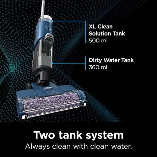 Shark WD101 HydroVac XL 3-in-1 Vacuum, Mop & Self-Cleaning System with Antimicrobial Brushroll* & Solution for Multi-Surface , Perfect for Hardwood, Tile, Marble, Area Rug & More, Corded, Navy