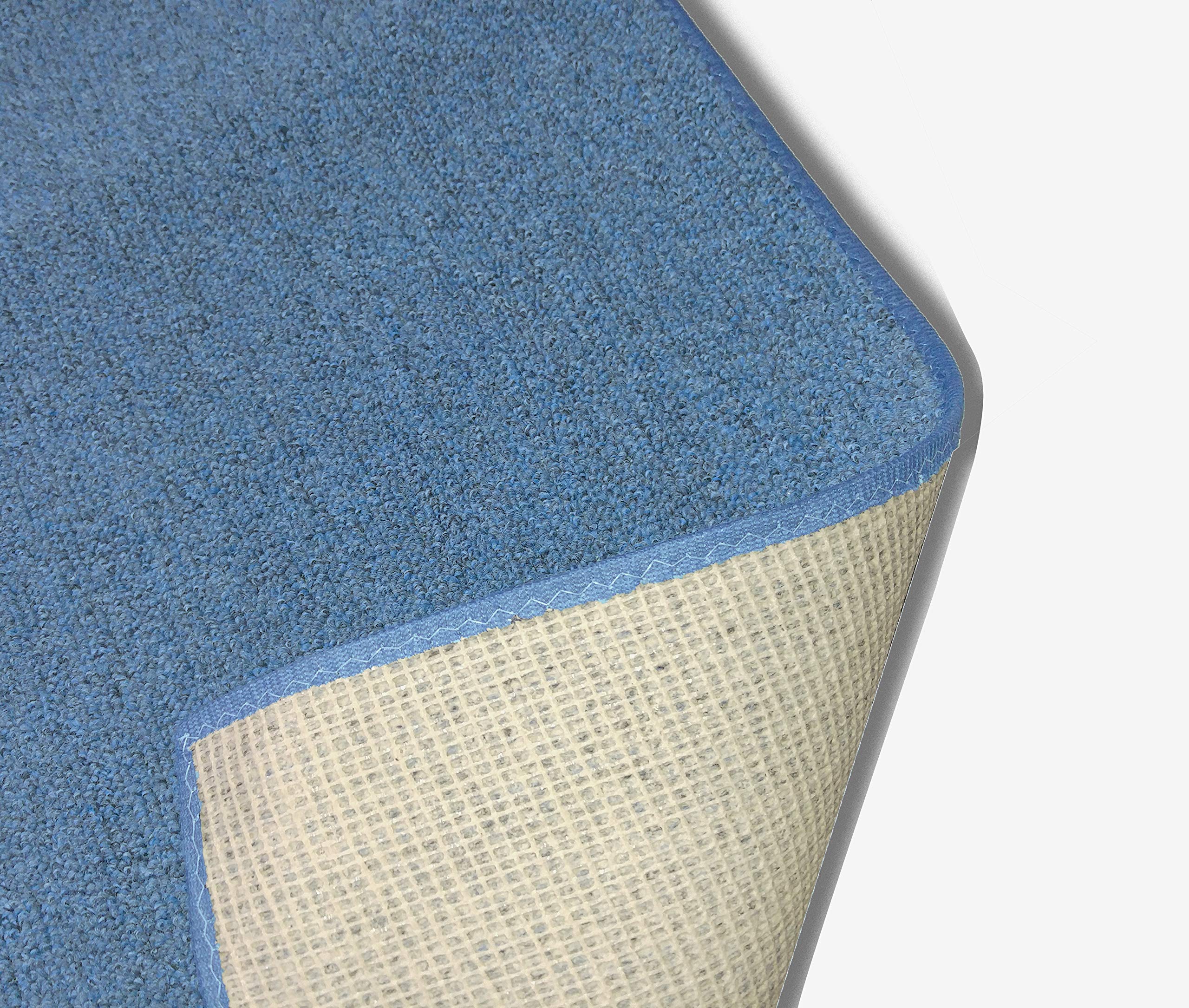 KOECKRITZ 12'x14' - Cobalt - Indoor/Outdoor Area Rug Carpet, Runners & Stair Treads with a Premium Nylon Fabric Finished Edges