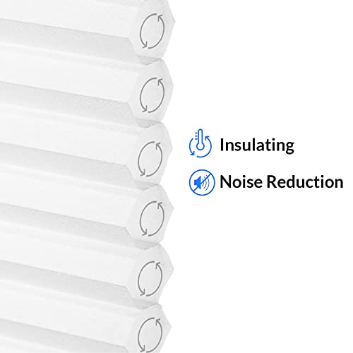 CHICOLOGY Cellular Shades , Window Blinds Cordless , Blinds for Windows , Window Shades for Home , Window Coverings , Cellular Blinds , Door Blinds , Morning Mist, 24"W X 64"H