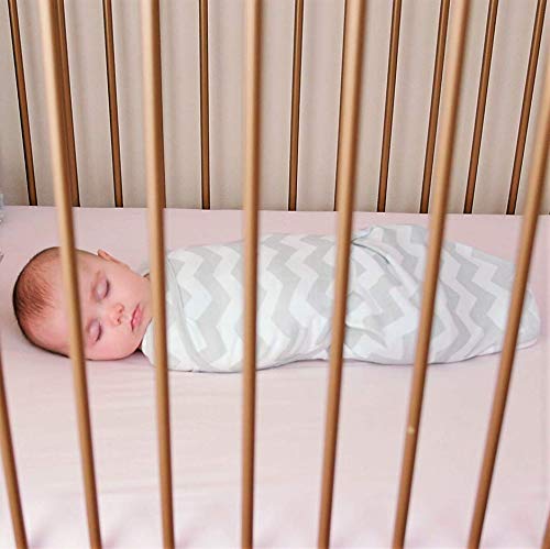 Comfy Cubs Swaddle Blanket Baby Girl Boy Easy Adjustable 3 Pack Infant Sleep Sack Wrap Newborn Babies (Small 0-3 Months, Grey)
