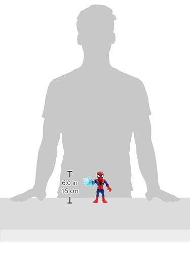 Playskool Heroes Marvel Super Hero Adventures Collectible 5-Inch Spider-Man Action Figure with Web Accessory, Toys for Kids Ages 3 and Up