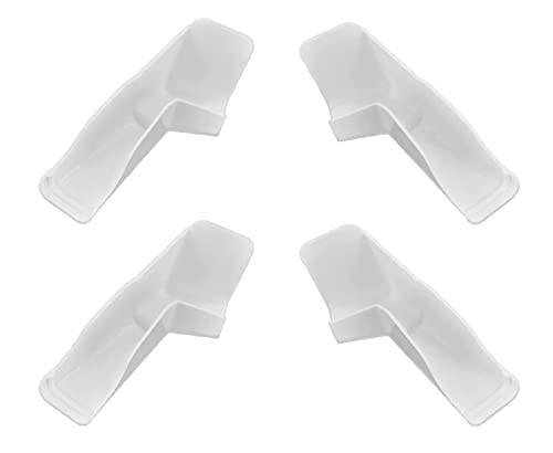 Rain Gutter Spout, RV Gutter Spouts, 𝑼𝒏𝒊𝒗𝒆𝒓𝒔𝒂𝒍 𝑺𝒊𝒛𝒆 to Protect The top of The RV in Rainy Days, Directs Rainwater Away from The Sides of Your RV, Left and Right Side, 2 Left & 2 Right）