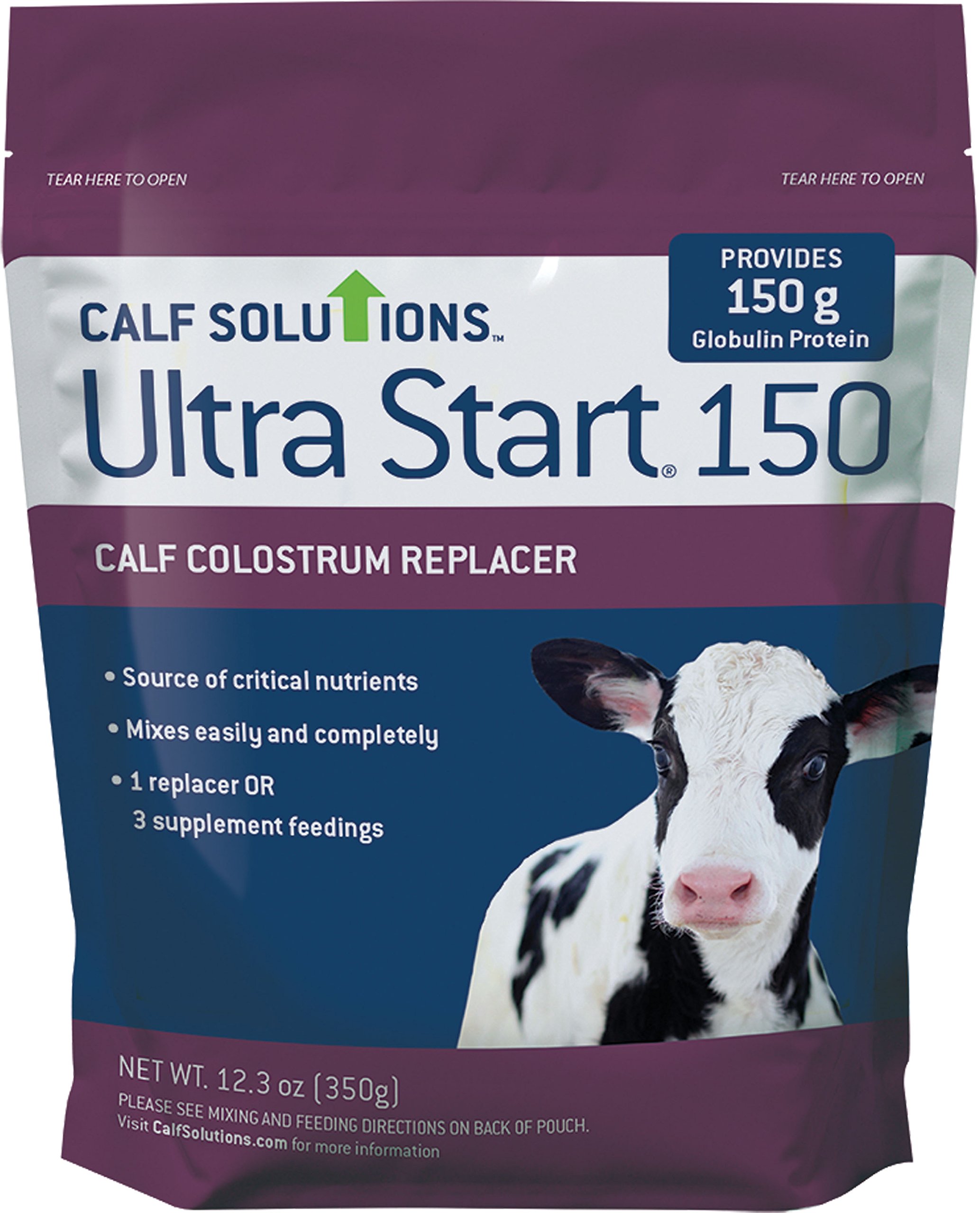 MILK PRODUCTS 633158 Ultra Start 150 Calf Colostrum Replacer, 350G
