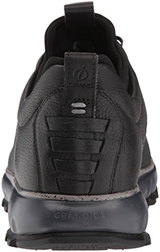 Cole Haan Men's Grand Explore All-Terrain OX Hiking Boot, black leather/ironstone/magnet wp, 9.5 Medium US