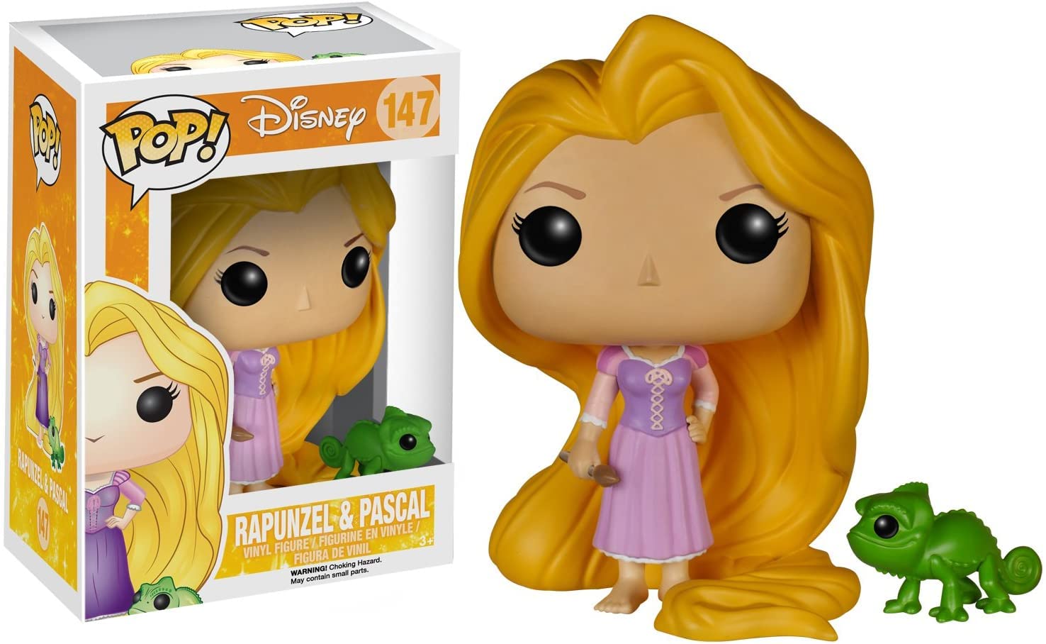 POP Disney Princess: Tangled - Rapunzel & Pascal Funko Vinyl Figure (Bundled with Compatible Box Protector Case)