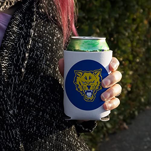 Fort Valley State University Primary Logo Can Cooler - Drink Sleeve Hugger Collapsible Insulator - Beverage Insulated Holder