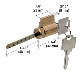 CRL Cylinder Lock with Compatible Keyway for Weiser Kwikset and Weslock - E2000