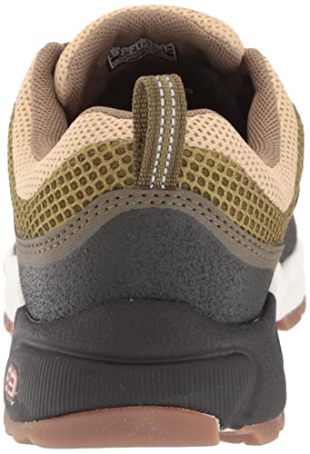 KEEN Women's Wasatch Crest Vent Breathable Hiking Sneakers, Olive Drab/Pink Icing, 7