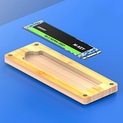 ecoticfate SSD Storage Support M.2 2280 | Waterproof Storage Case M2 2280 SSD Magnetic Adsorption | M.2 2280 Internal Solid State Drive Anti-Shock Protection