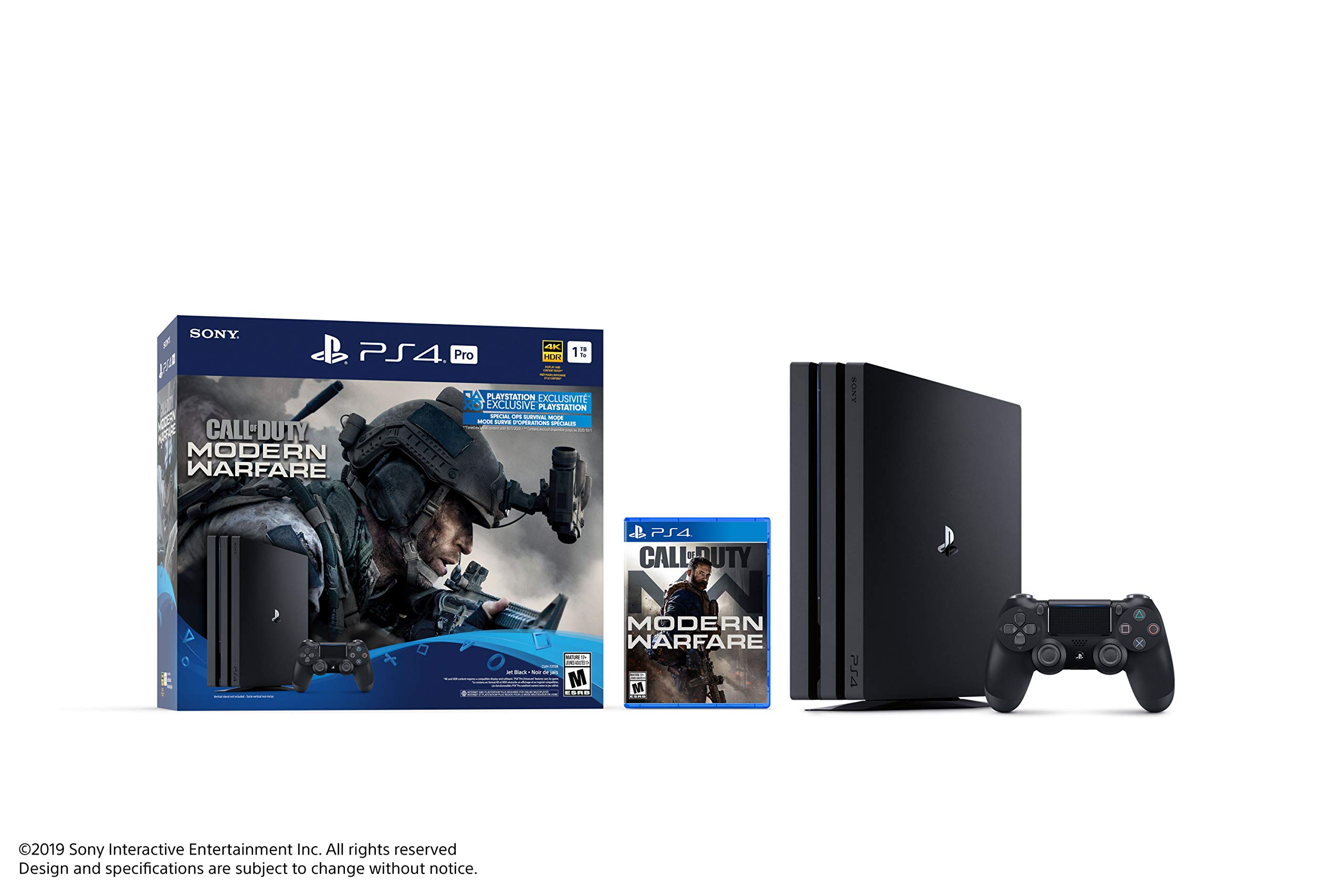 Sony PlayStation 4 Pro 1TB Console - Call of Duty: Modern Warfare Bundle - PlayStation 4