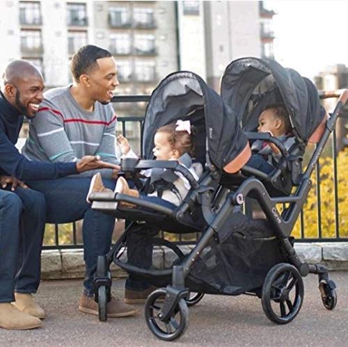 Contours - Curve - Convertible Tandem Double Stroller (Graphite Gray)