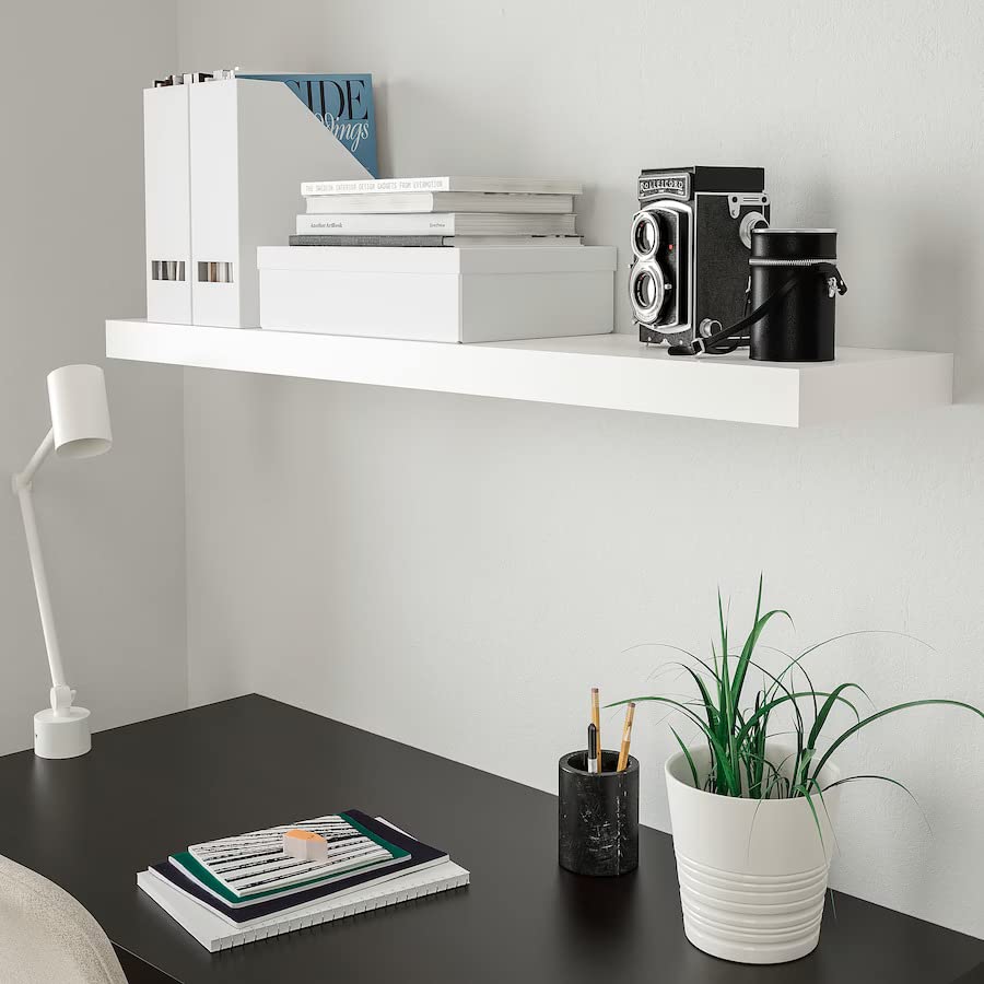 Ikea LACK - Wall shelf, white - 110x26 cm