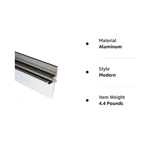 Gordon Glass® Chrome Framed Shower Door Replacement Drip Rail with Vinyl Sweep - 32" Long