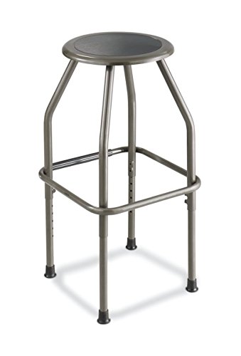Safco Products 6666 Diesel Adjustable Height Stool, Pewter