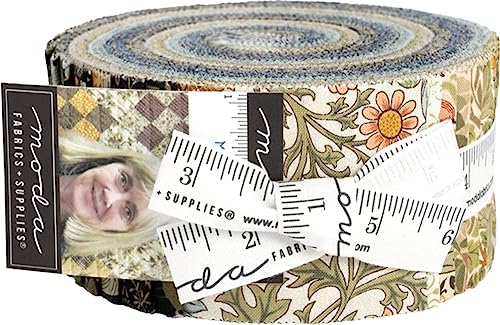 Morris Meadow Jelly Roll by Barbara Brackman for Moda Fabrics 8370JR
