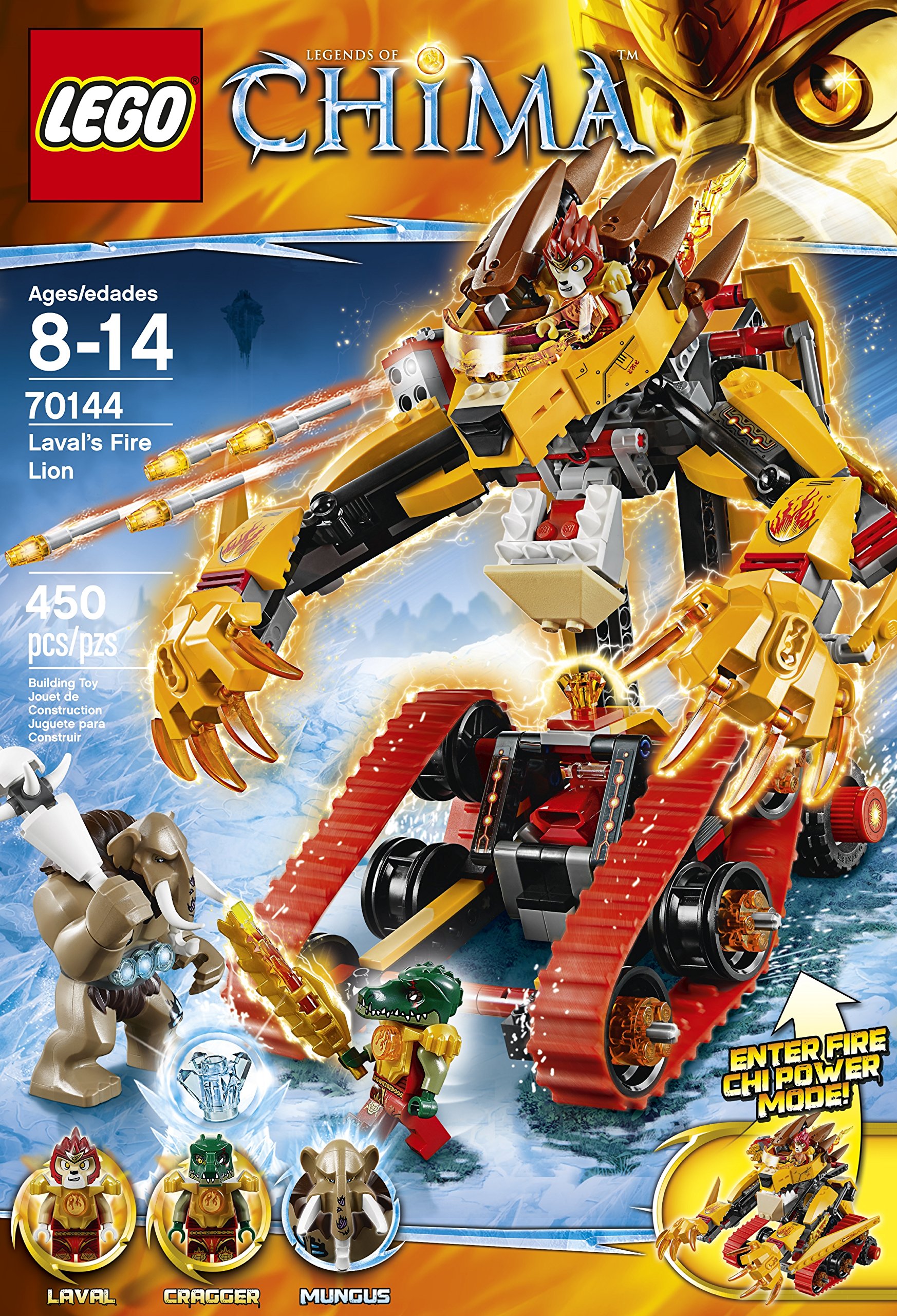 LEGO Chima 70144 Laval's Fire Lion Building Toy