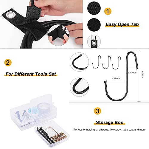 Jeasor Heavy Duty Floating Power Tool Organizers, Metal Holder Wall Mount Storage Rack for Tools, Premium and Sturdy Drill Rack, Multifunctional Garage Tool Rack, and Perfect for Screwdriver Holder