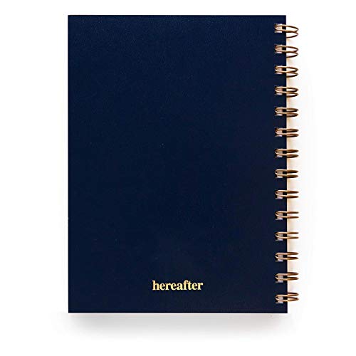 Floral Monogram A Wood Journal - Other Letters Available [Notebook, Sketchbook, Spiral Bound, Blank Pages]