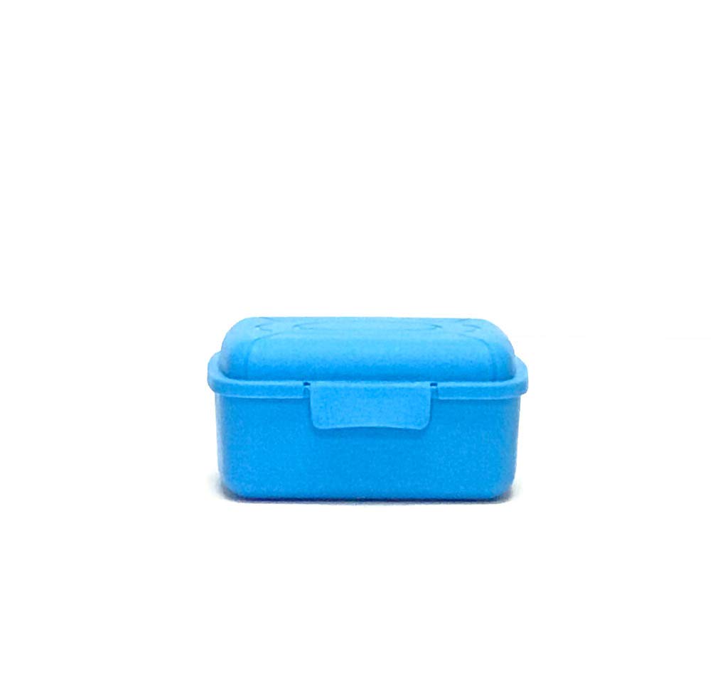 Mintra Home Utility Boxes - 400ml BLUE - 6 Pack - (4.75inW x 3.25inD x 2.25inH) - great utility box, storage box for crafts and other small items