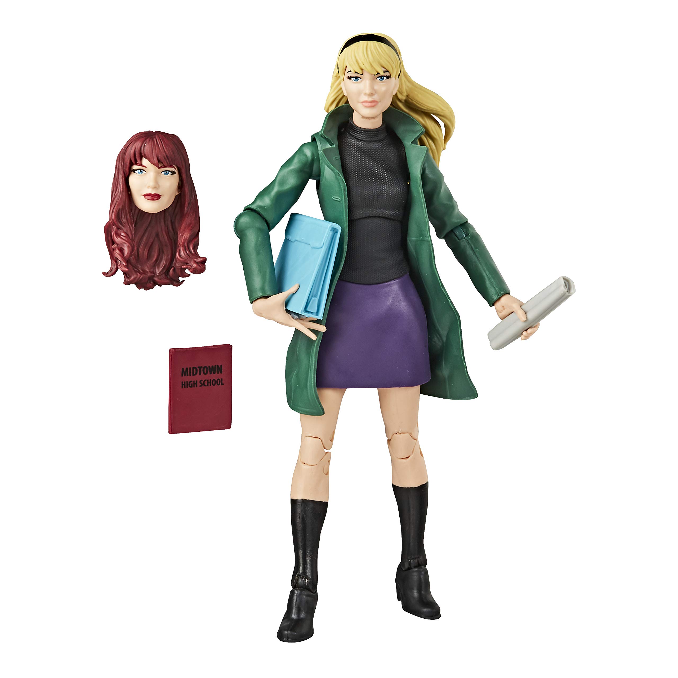 Spider-Man Hasbro Marvel Legends Series 6-inch Collectible Gwen Stacy Action Figure Toy Retro Collection