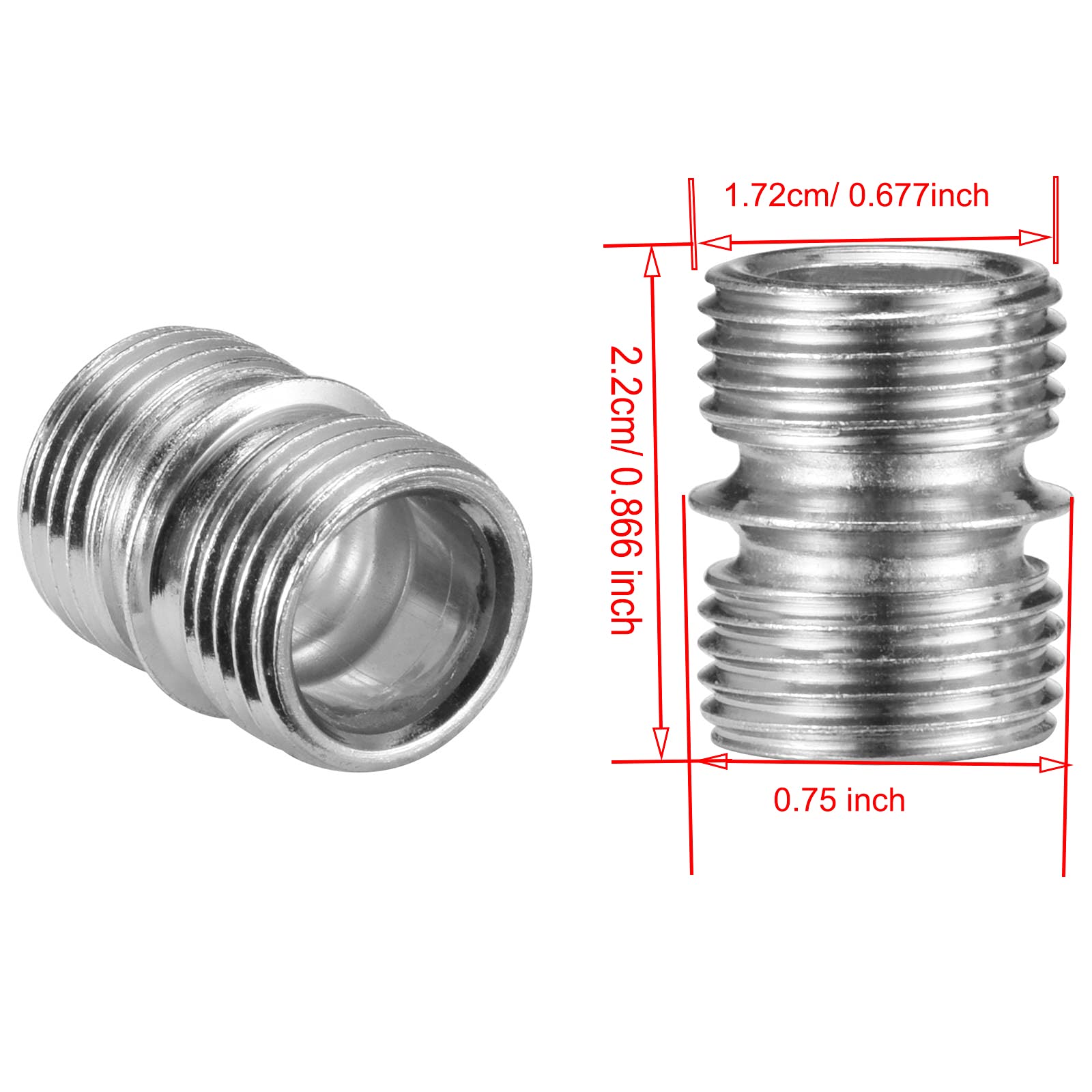 Canomo 48 Packs Wire Shelving Shelf Lock Clips and 4 Packs Pole Connectors for 1 inch (0.047"/1.2mm Thick) Wire Shelve Shelving Unit Metal Rack