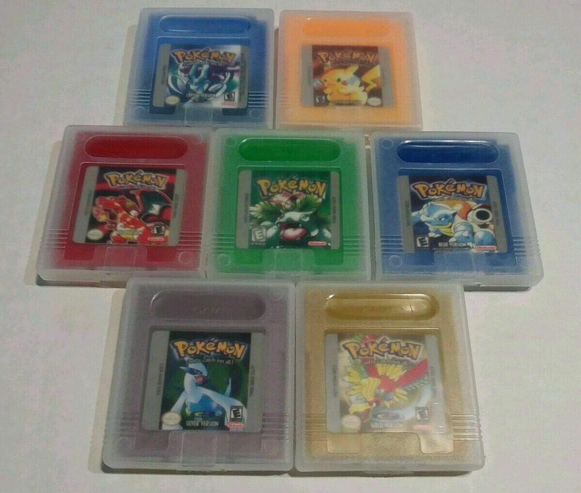 Pokemon Gameboy games Legacy Collection. All games for Gameboy Color (7) & Gameboy Advance (5) [Gameboy Color & Advance Collection 12 pack]