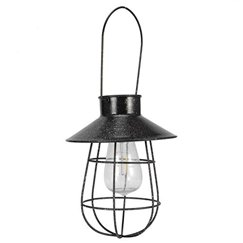 Solar Hanging Light, Weatherproof Outdoor Hanging Lamp, Iron Art Hollow Automatical for Home Decoration Gardens, Courtyards, Porches