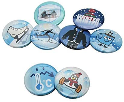 ChiButtons (KIT) 37mm (1.5") Pro Badge Machine Button Maker-B400 + Mould + 200 Parts + Handling Cutter Metric System (Black-new)