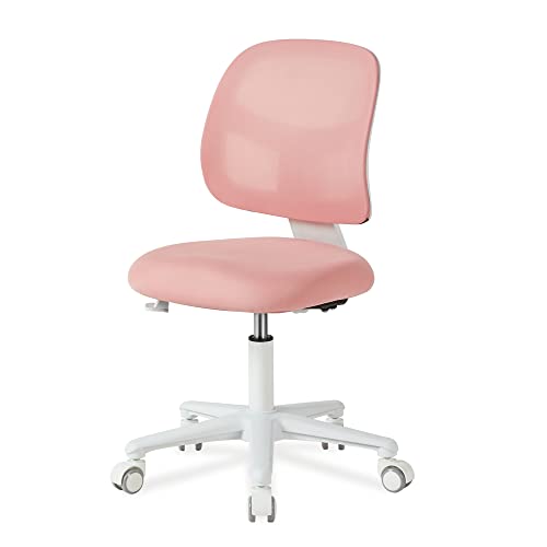Ergonomic Kids' Desk Chairs, Height & Depth Adjustable Kids Study Chair, Cute Kids Office Chair. Perfect for Home, School and Library. No Armrests.
