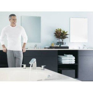 Moen T986 Method Two-Handle Low Arc Roman Tub Faucet without Valve, Chrome