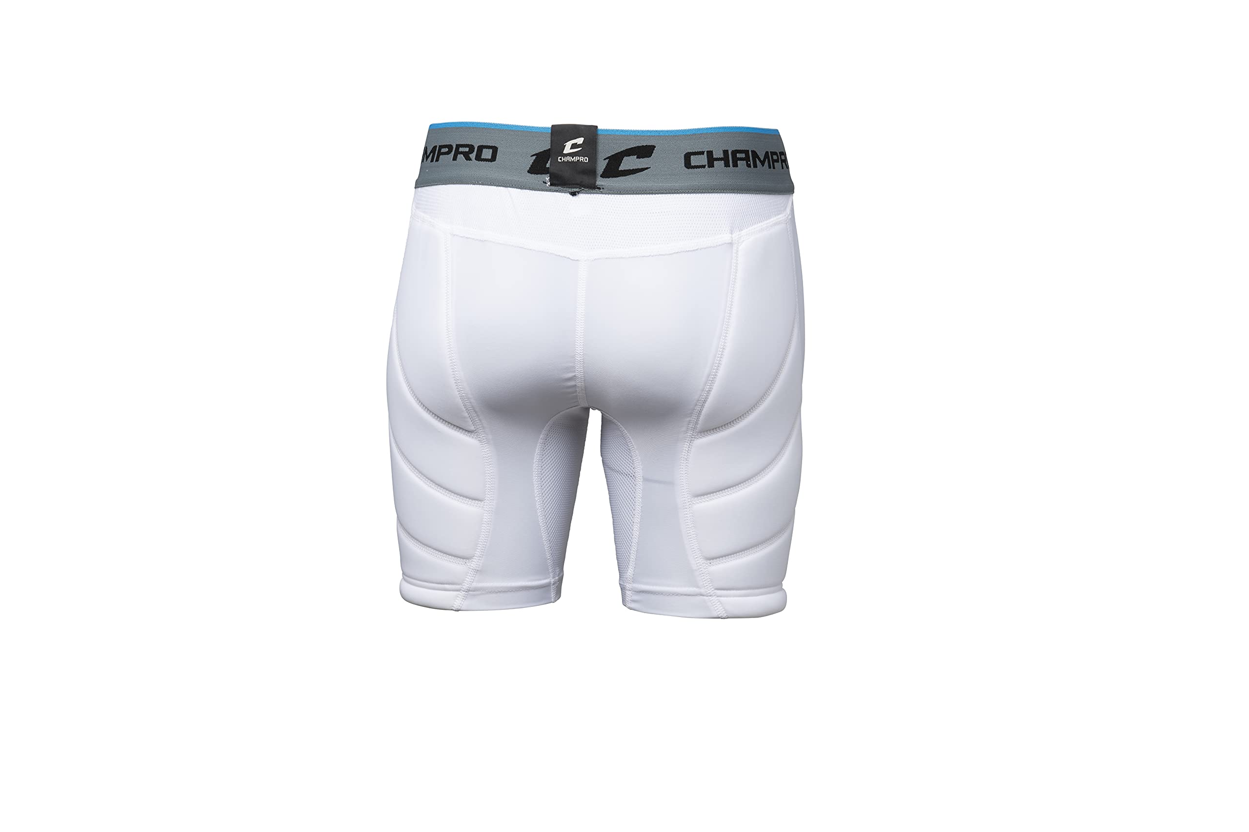CHAMPRO Womens Fastpitch Softball Compression Windmill Sliding Short - Polyester Spandex, White, Small US