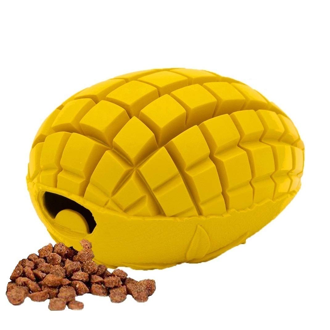 LPHSNR Upgrade Mango Dumbbells Dog Chew Toys for Aggressive Chewers, Indestructible Tough Dog Toys Interactive Durable with Mango Scent, Teething Clean for Large Puppy Medium Dogs Bite Resistant