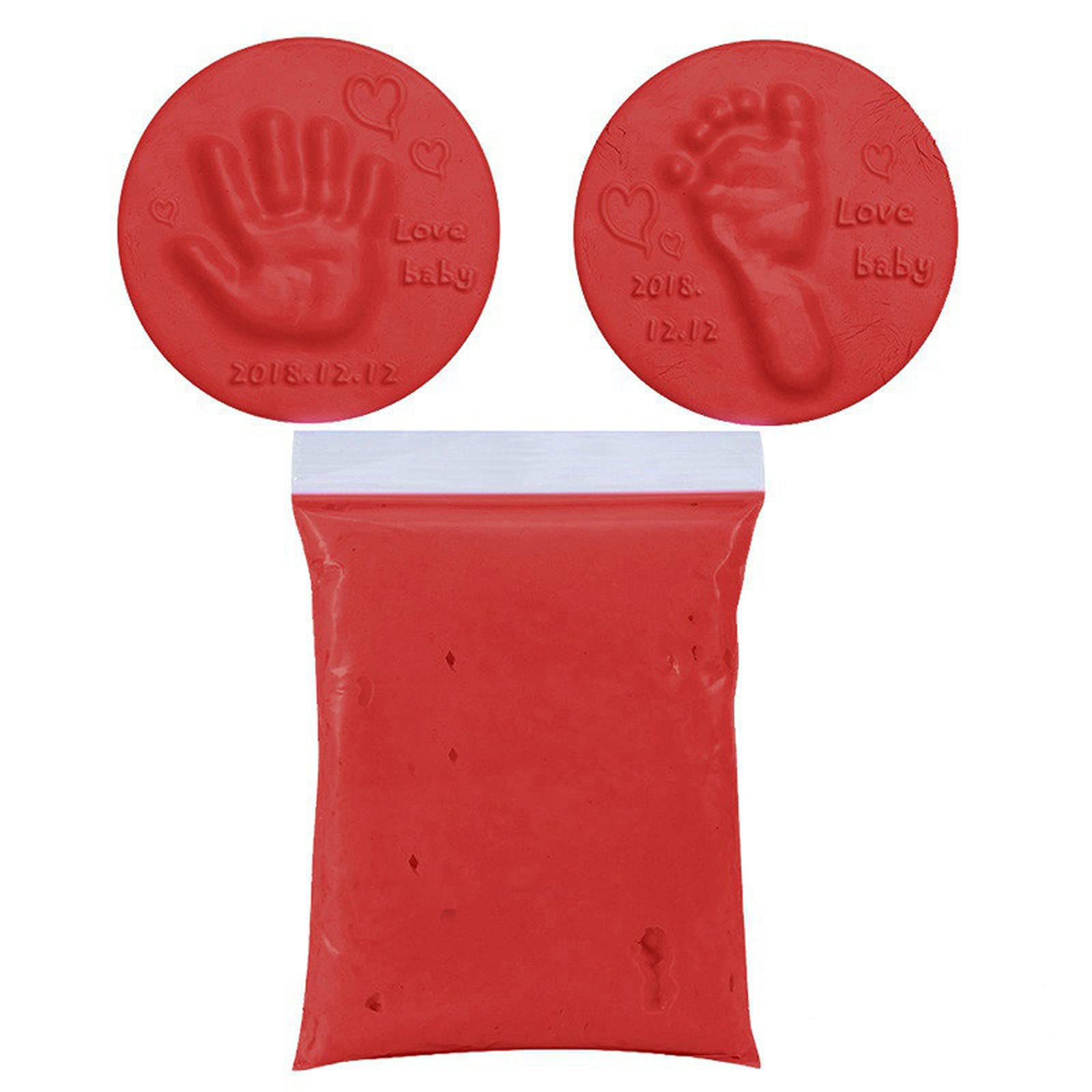 DIY Newborn Handprint and Footprint Mud Kit, Baby Footprint Kit & Handprint Keepsake Kit, Impressive Keepsake Baby Pet Handprint Footprint Imprint Casting