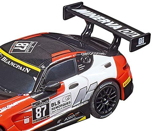 Carrera 64135 Mercedes-AMG GT3 Team AKKA-ASP #87 GO!!! Analog Slot Car Racing Vehicle 1:43 Scale