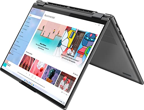 Lenovo Yoga 7 82QG00 Home & Business 2-in-1 Laptop (Intel i5-1240P 12-Core, 8GB LPDDR5 4800MHz RAM, 512GB PCIe SSD, Intel Iris Xe, 16.0" 60Hz Touch Win 11 Pro) with DV4K Dock