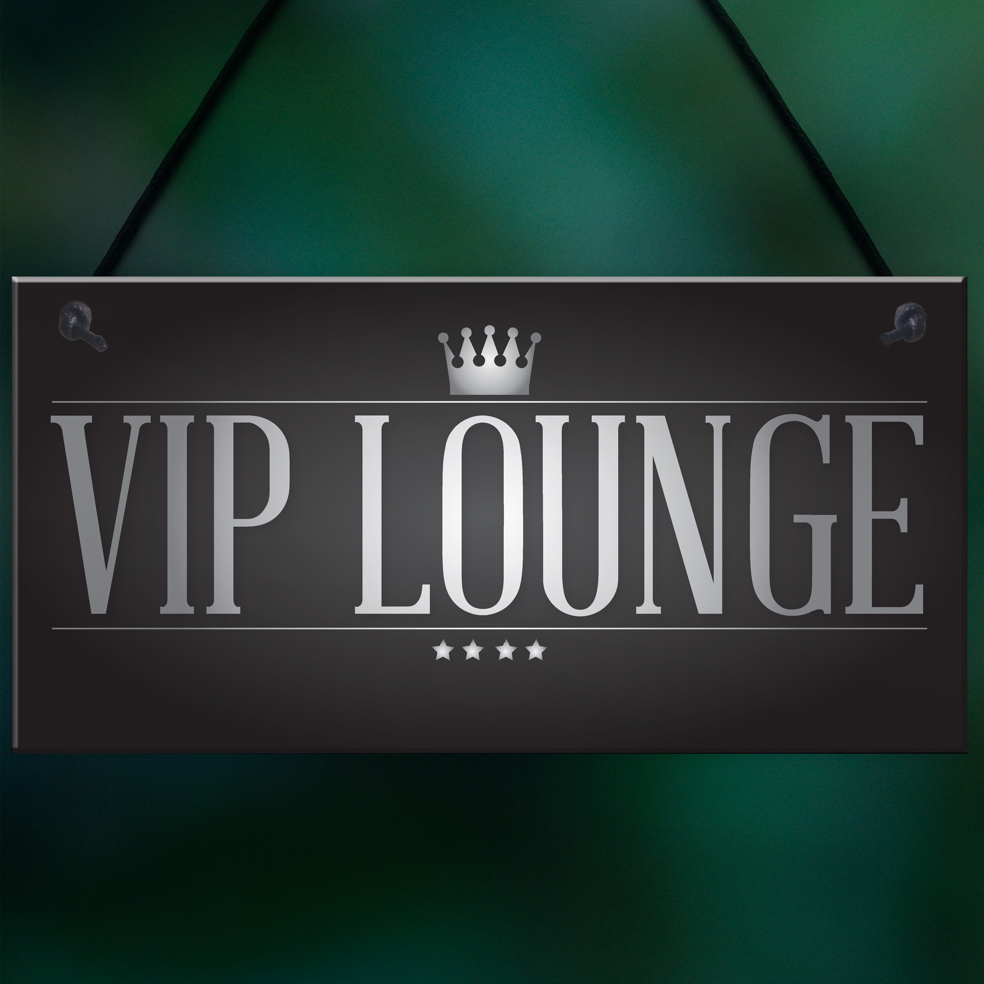 RED OCEAN VIP LOUNGE Vintage Man Cave Pub Home Bar Garden Hanging Sign Plaque BBQ Beer Party Dad Gift