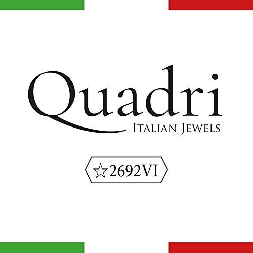 QUADRI Figaro Link Chain in 925 Sterling Silver, Italian 5mm Bracelet for Men Women, 7 Inch, Made in Italy, Gift Box Included