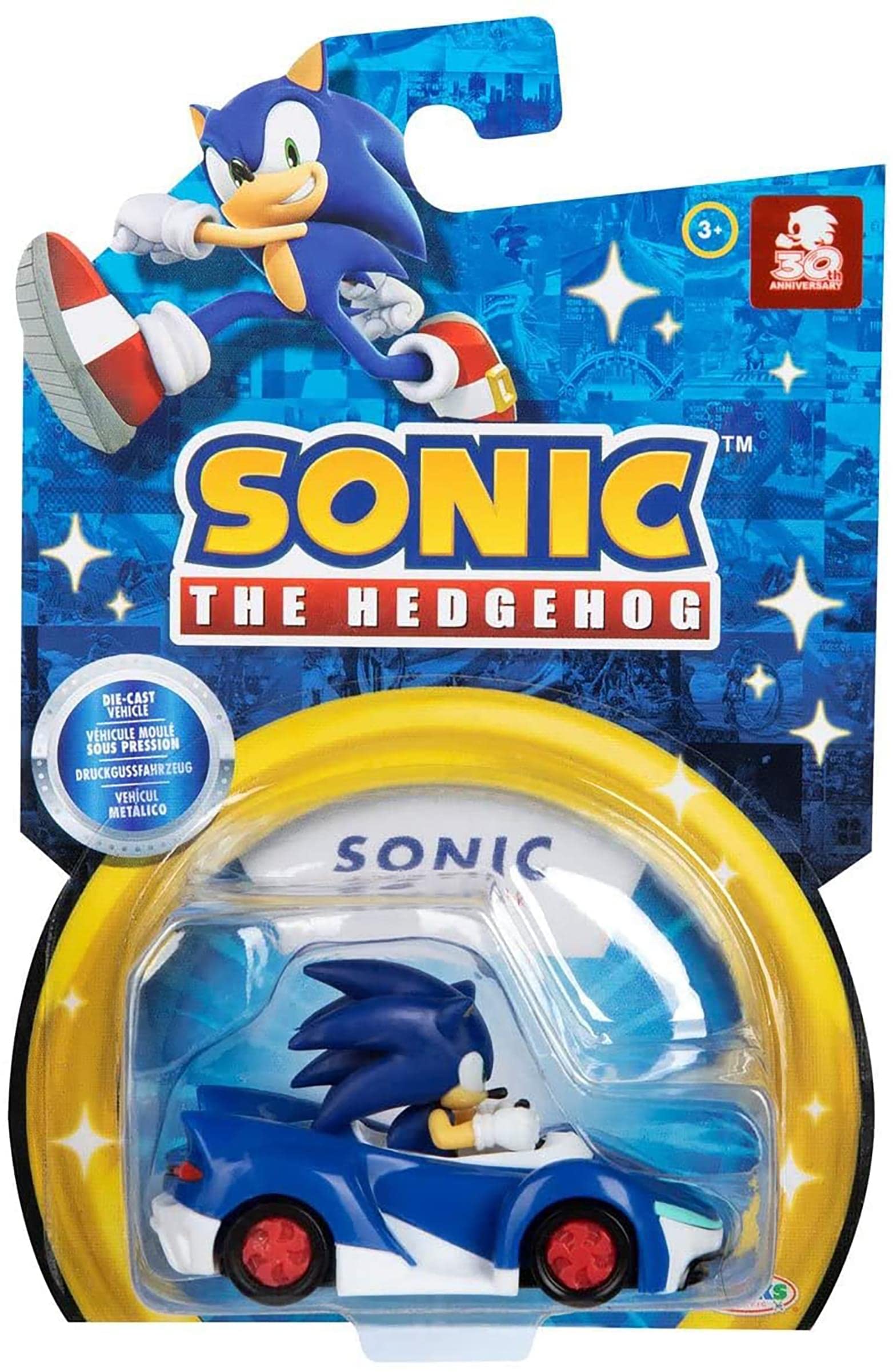 Sonic The Hedgehog 2.5" - Cart Racer Sonic (Speed Star)
