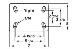 Spring Loaded Caster with 10" x 3" Duralast Wheel