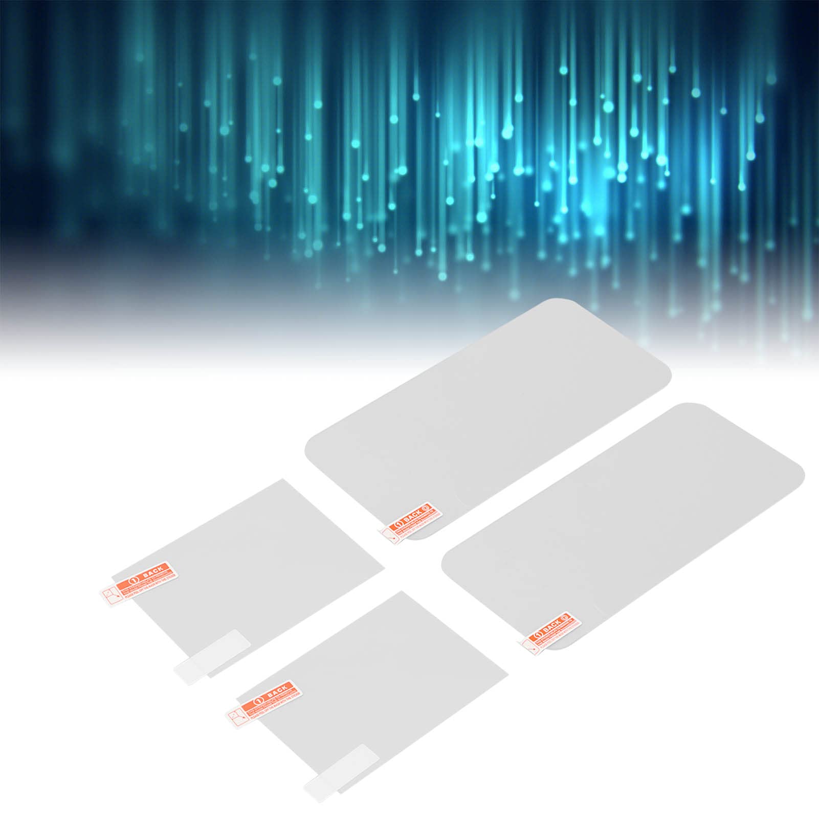 DAUERHAFT Game Console Tempered Film, HD Clarity Tempered Glass Top LCD Protector Daily Scratch Protection 9H Hardness Easy Use for Game Console for 2DS XL