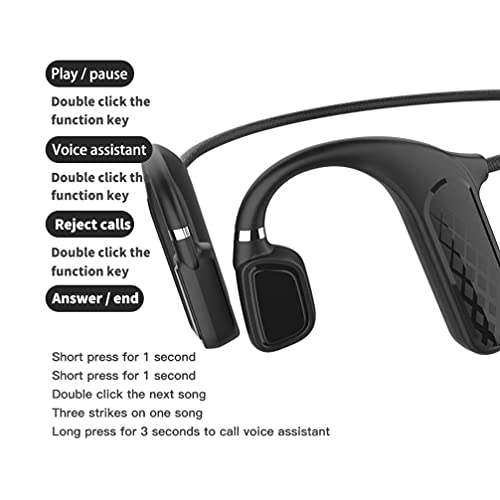 FARUTA Bone Conduction 5. 1 Wireless Ear- Mounted Non- Ear Waterproof Sports Headset