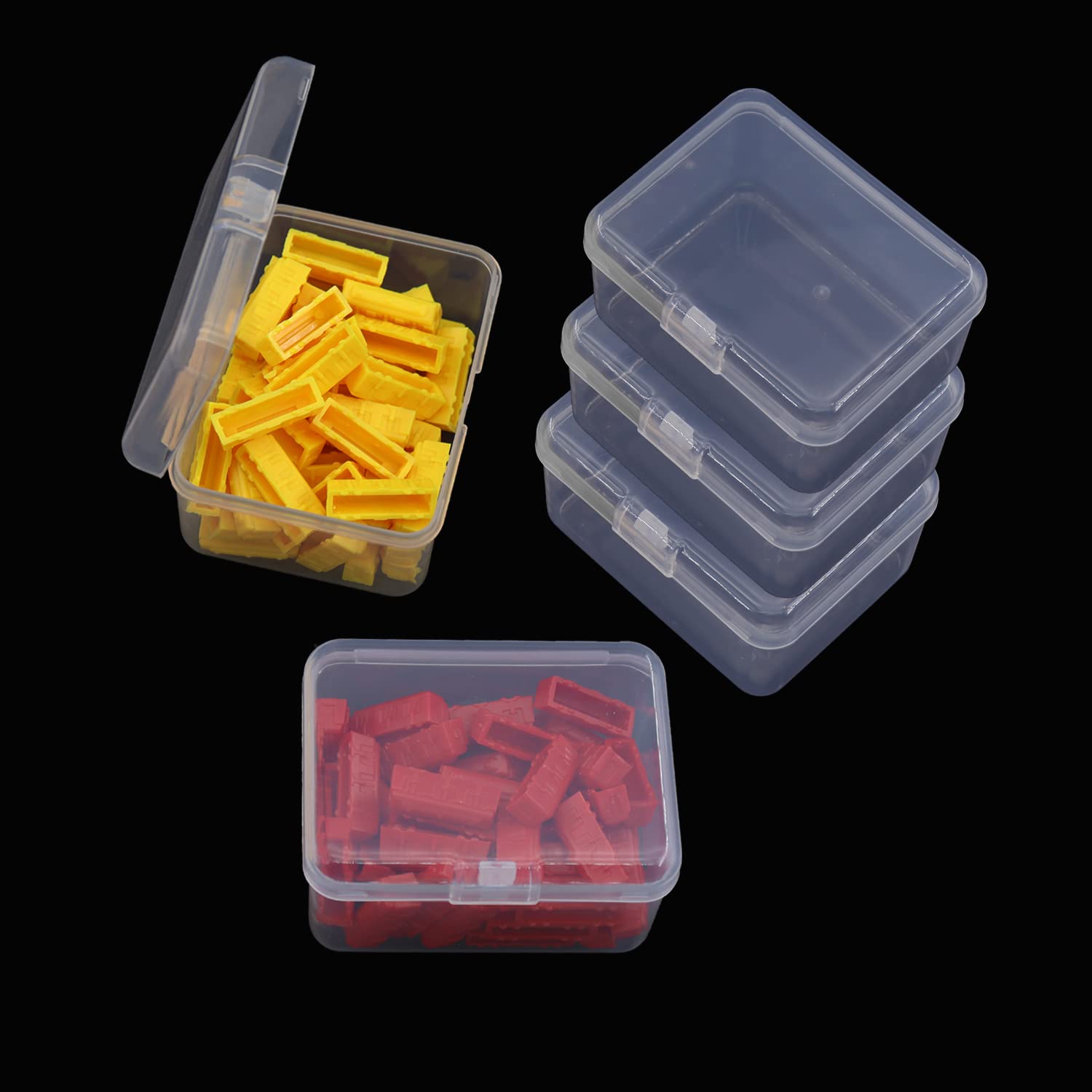 Cwdew Set of 5 Empty Storage Cases Plastic Fit for Ticket to Ride Board Games Compatible with Original, Europe, Rails and Sails Versions (BOX ONLY)