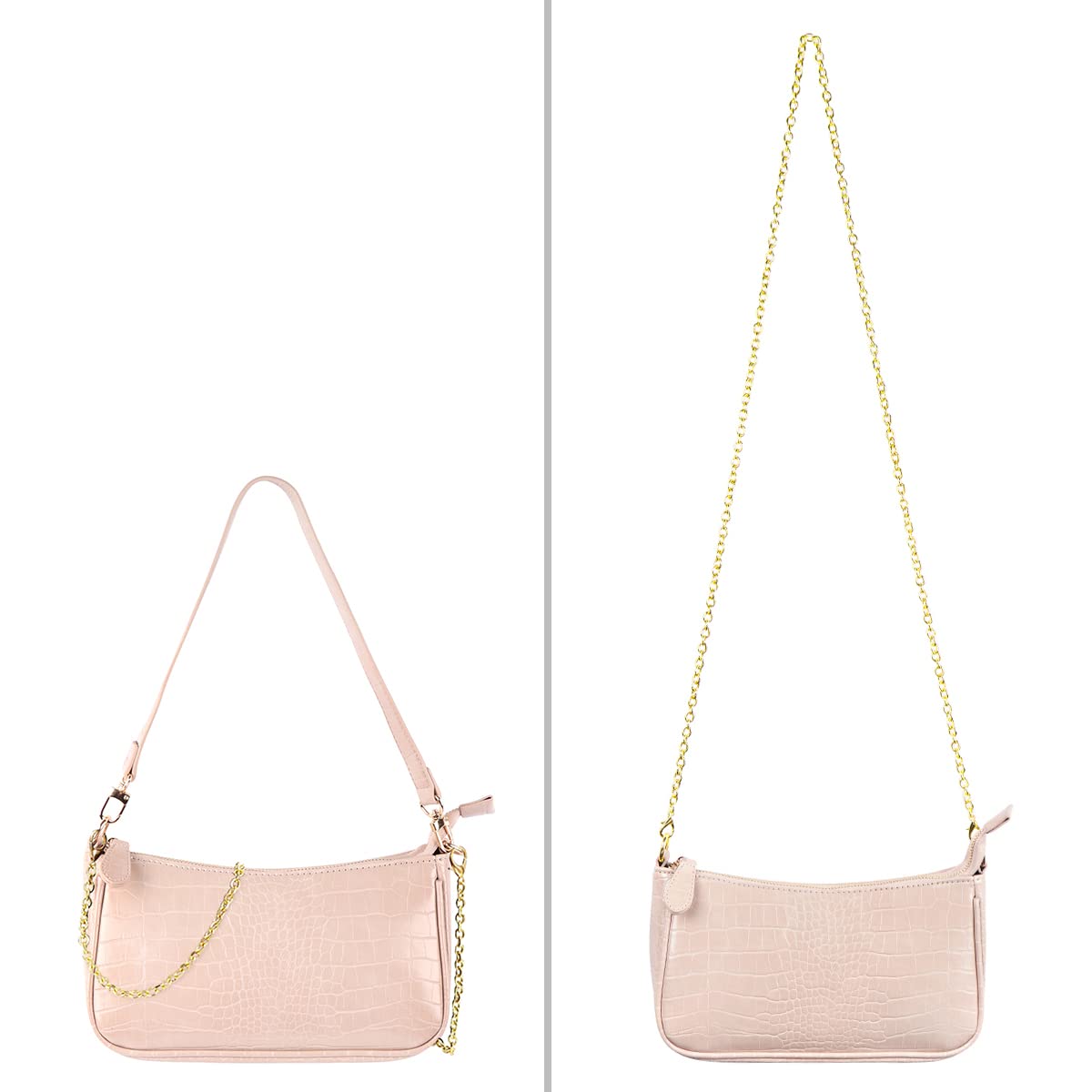 Classic Vegan Leather Small Crossbody Handbag - Rectangle Camera Travel Purse Satchel Shoulder Messenger Bag (Mini Satchel Tote - Embossed Beige)