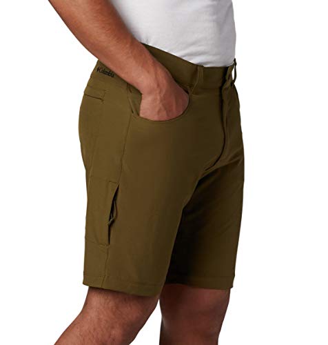 Columbia Men's Outdoor Elements Five Pocket Short, New Olive, 32x9