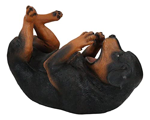 Ebros Lifelike Purebreed Pedigree Canine Adorable Rottweiler Butcher's Dog Wine Bottle Holder Figurine Statue As Kitchen Wine Cellar Centerpiece Decor Storage Organizer (Rottweiler)