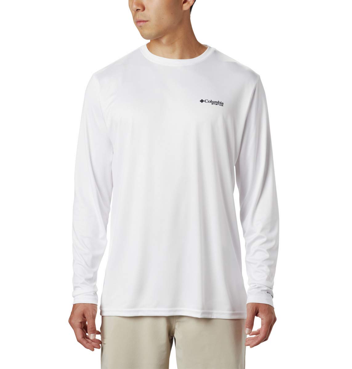 Columbia Men's PFG Fish Series Ii Terminal Tackle Long Sleeve, Cool Grey/Permit, XLT