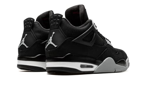Jordan Mens Air 4 DH7138 006 Black Canvas - Size 9.5